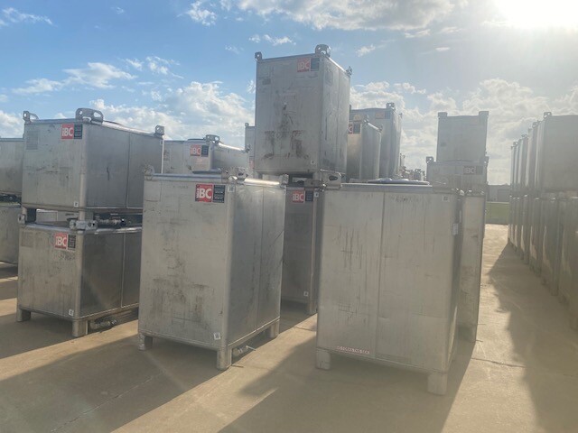 550 Gallon Stainless steel IBC Tanks Totes 75 Available | eBay
