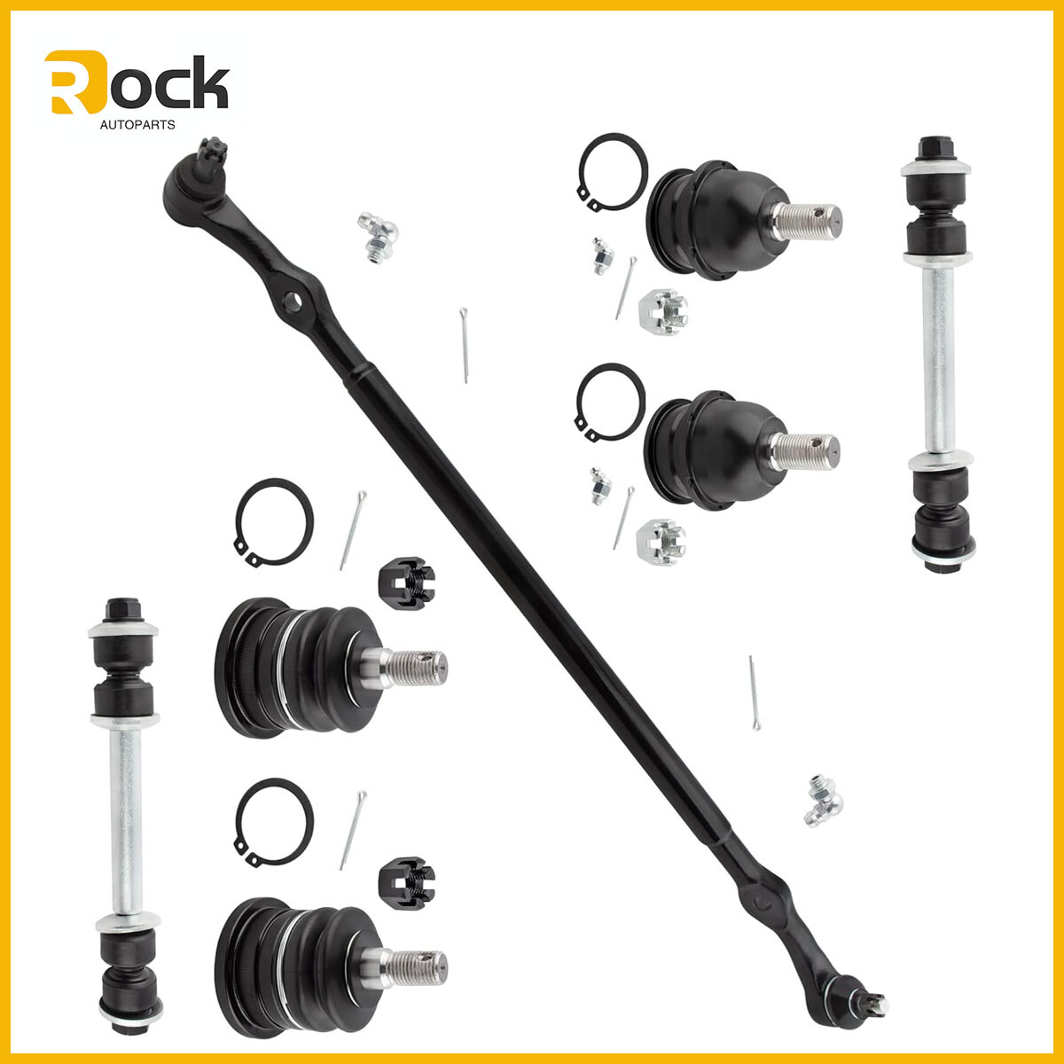 Center Links Front Ball Joints Sway Bars for Nissan Frontier 1998-2004 ...