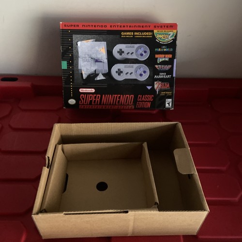 SNES Classic Edition (Super Nintendo System) - BOX ONLY - NO CONSOLE | eBay