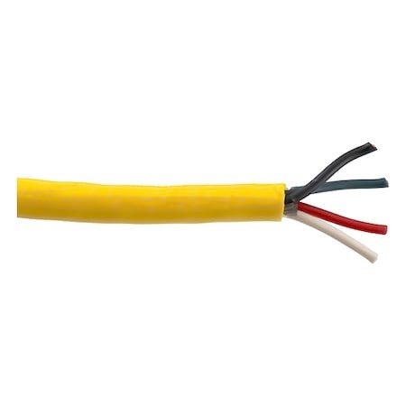 Carol 86924.05-100 Portable Cord, Sjtow, 14 Awg, 4 C, Yellow, Pvc ...