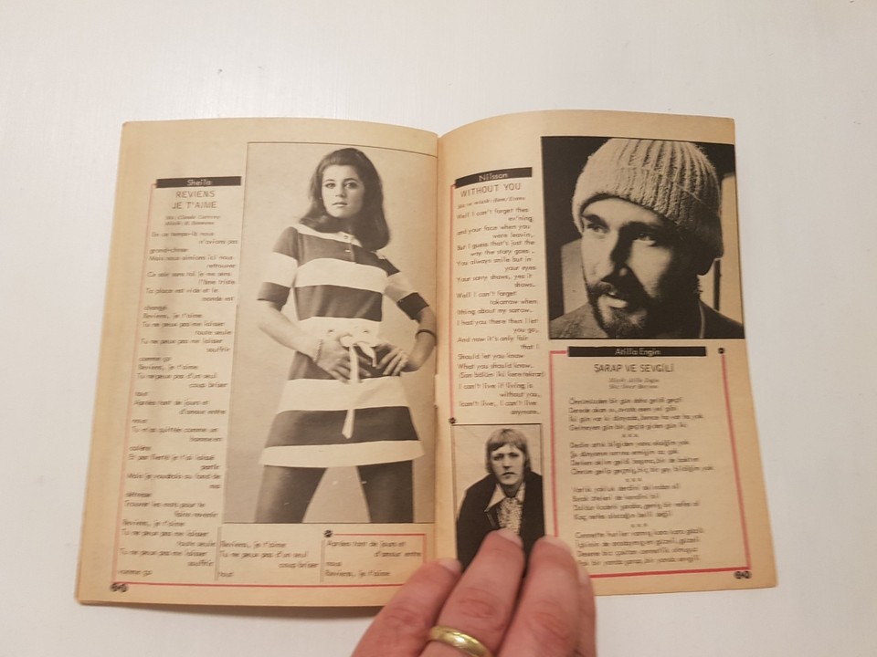 Sony And Cher Back Cvr Magazine 1972 The Sweet Johnny Hallyday Sheila ...