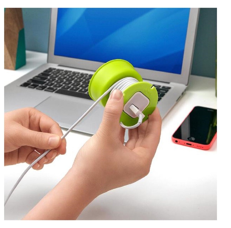 Quirky Powercurl Cord Wrap Mini POP Green | eBay