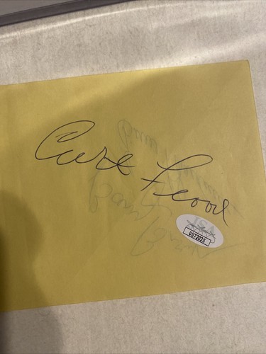 Curt Flood Autographed Page with Others JSA COA | eBay