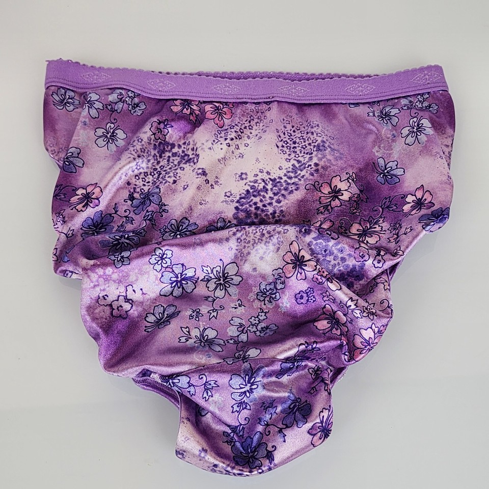 Vintage Delicates Second Skin Liquid Satin Shiny Panties Wet Look Hi ...