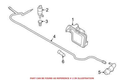 Genuine OEM Headlight Washer Pump For BMW 67637217792 | eBay