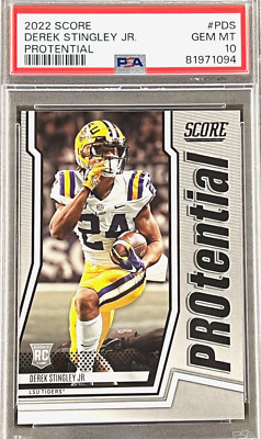 2022 Panini Derek Stingley Jr. #PD5 (PRO) PSA 10 GEM MINT (ROOKIE ...