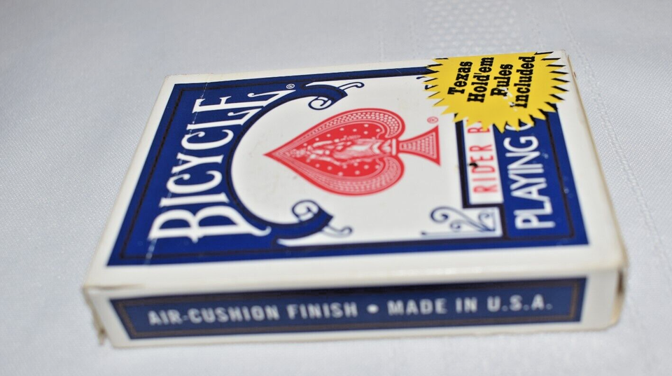 Bicycle Poker 808 Blue Rider Back Playing Cards Magic Made in USA G1628 ...