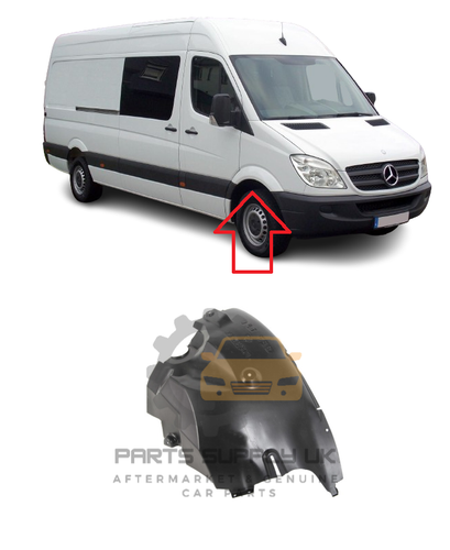 NEW FOR MERCEDES SPRINTER W906 06-13 FRONT INNER WHEEL ARCH COVER LINER ...