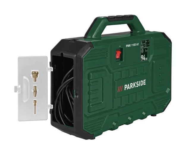 Parkside Portable Compressor Motor power: 1100W , Hose length: 2.5m🇩🇪🆕 ...