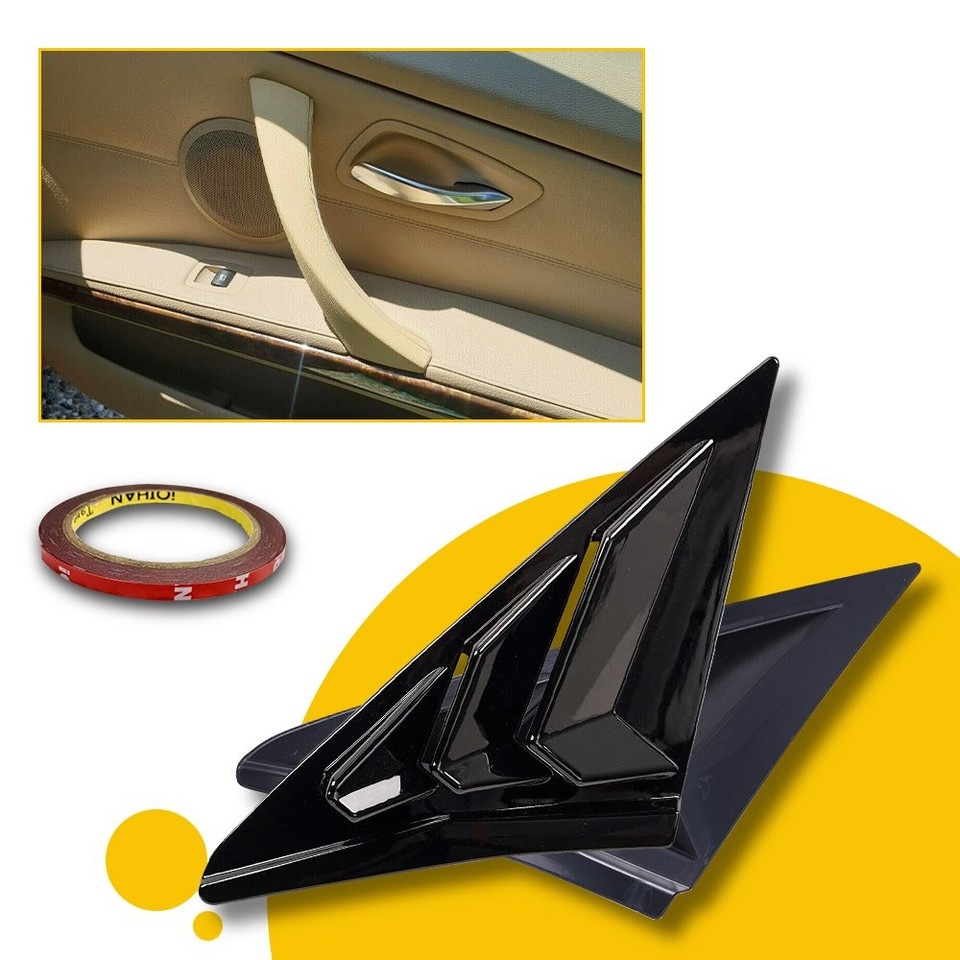 For Honda Civic Type R Hatchback 2017-2020 Rear Side Vent Window Louver ...