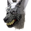 Halloween Wolf Head Face Mask Werewolf Moving Mouth Cosplay Costume ...