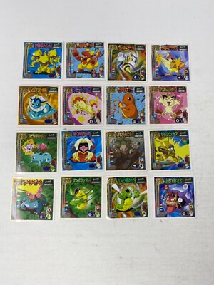 LOT of (16) Pokemon Vintage Japanese Sticker Nintendo 1998 Gamefreak | eBay