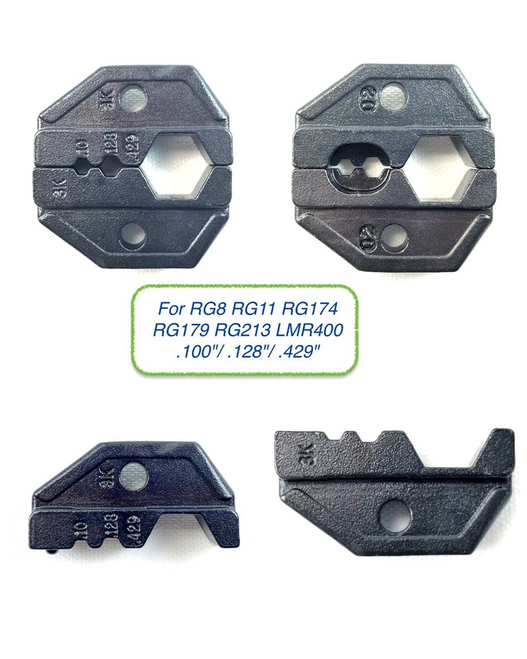 GIZWIZ RF Coax Ratchet Crimp Tool RG8 RG11 RG174 RG179 RG213 LMR400 H3K ...