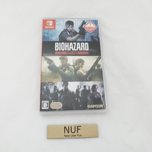 Nintendo Switch Resident Evil BIOHAZARD Triple Pack SW Capcom w/Case ...