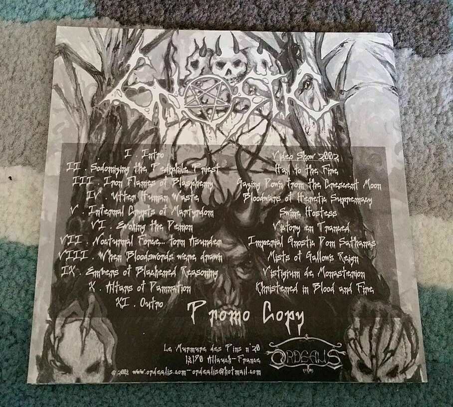 Gnostic - Evoking the demon PROMO RARE lunar aurora immortal judas ...