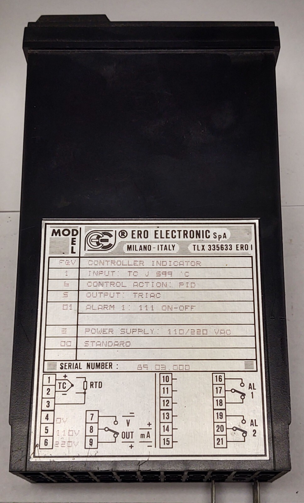 2 Relay ERO Electronic Digital Temperature Controller RTD TC Meter TLX 335633 | eBay