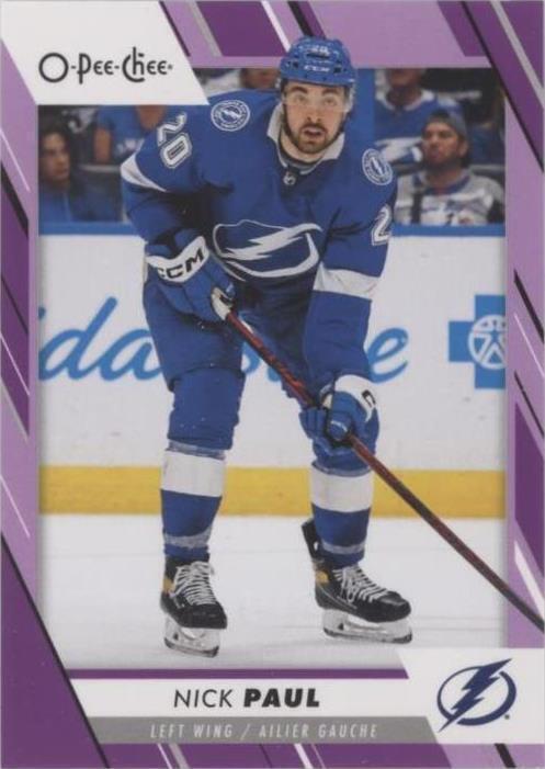 2023-24 O-Pee-Chee - Nick Paul #343 Purple Border /49 for sale online ...