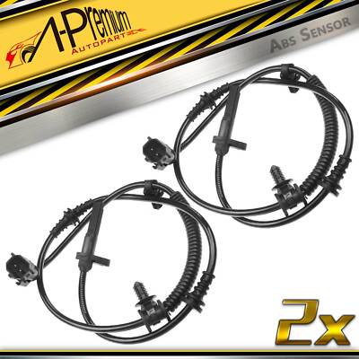A-Premium 2x Rear ABS Wheel Speed Sensors for Ford Explorer 2013-2019 ...