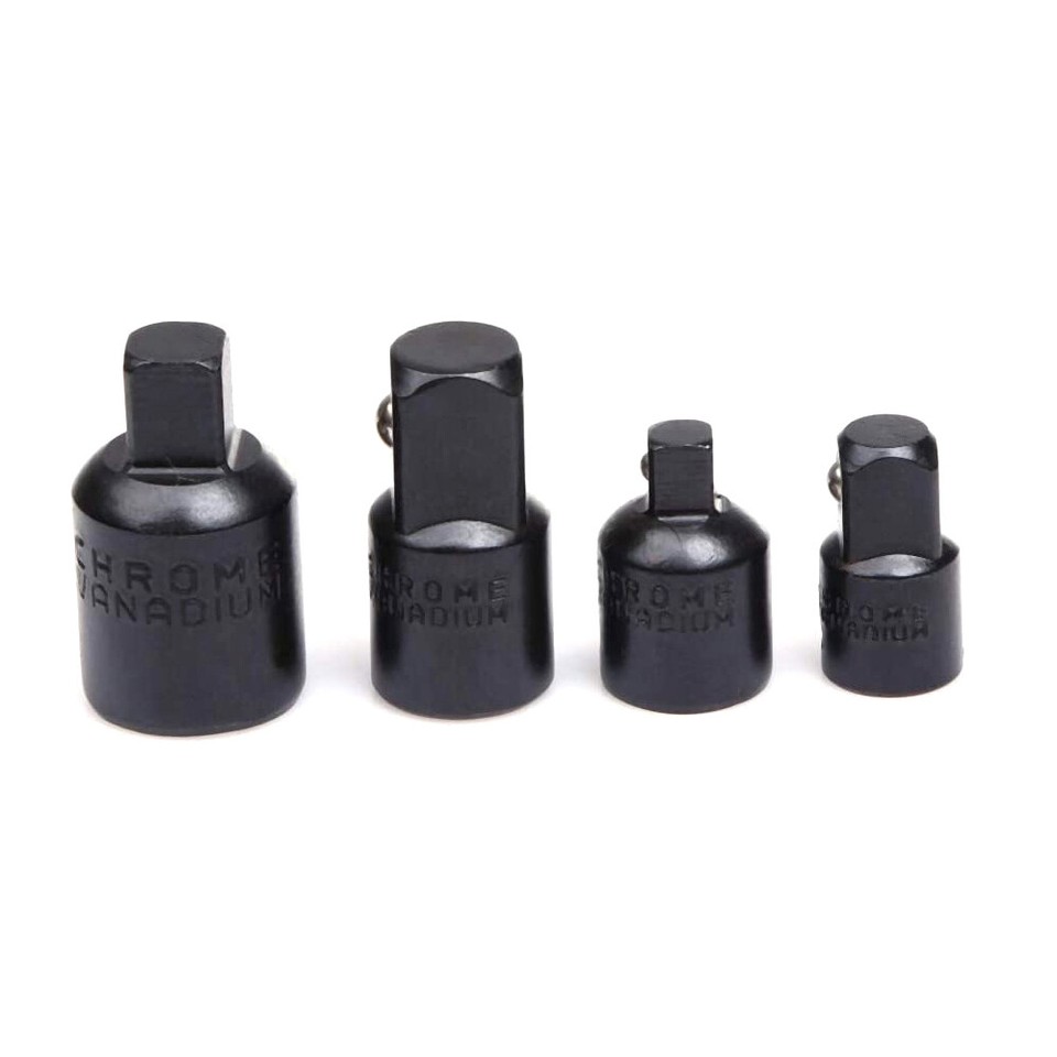 Hex Shank Bit Square Nut Driver Set Impact Socket Adapters 7Pcs 1/4" 3/ ...