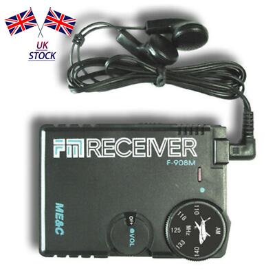 New 110-140MHZ air band radio AM receiver aviation band receiver black ...