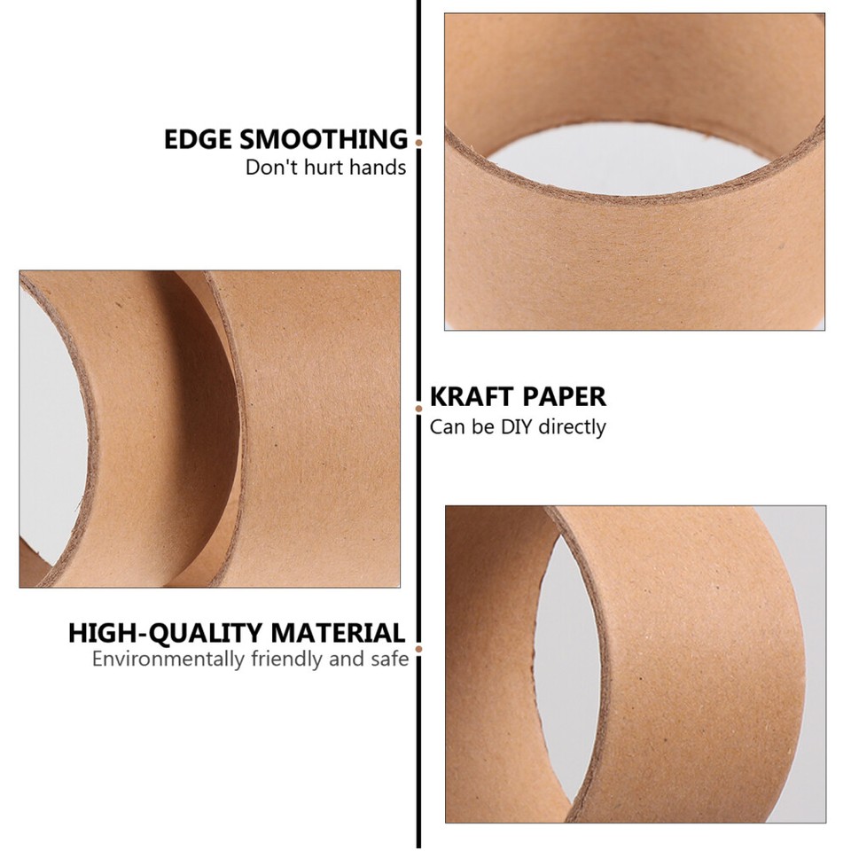 20 Pcs Small Cardboard Tubes Brown Paper for Crafts Sturdy | eBay