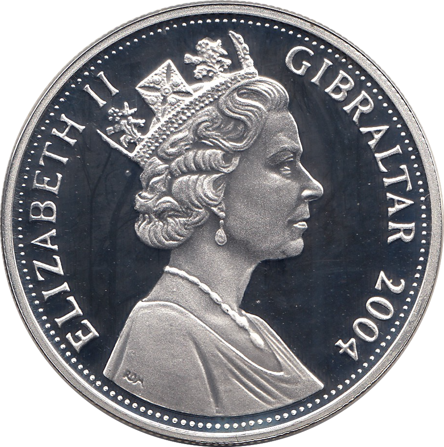 2004 Silver Proof Battle of Britain Gibraltar £5 Coin | eBay UK