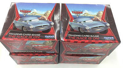 Topps Disney PIXAR Cars 2 Card Game Booster Box (50 pks) x 4-Value ...