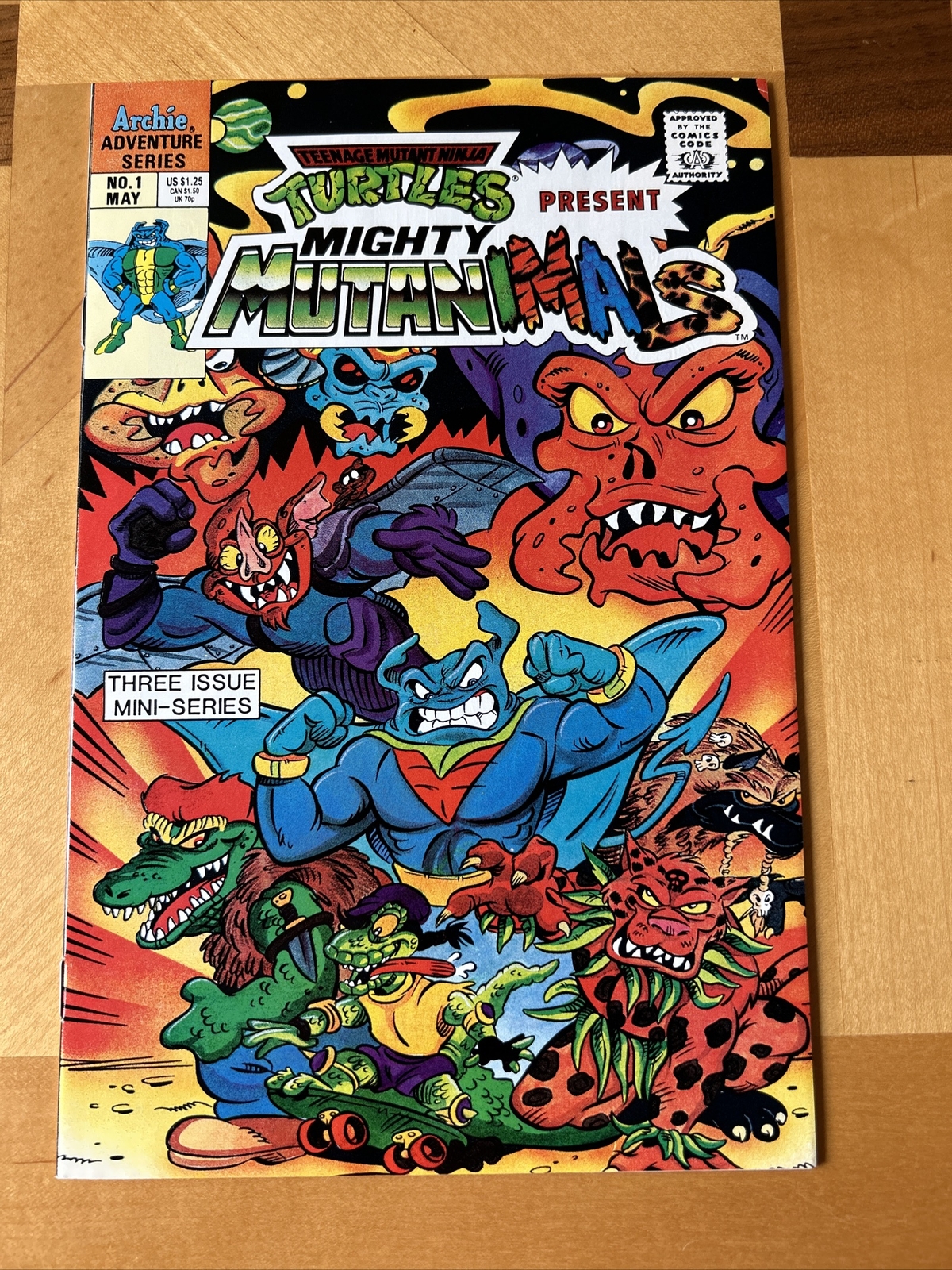 2991 Archie Teenage Mutant Ninja Turtles Mighty Mutanimals #1 Comic ...