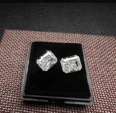 1 CT Shape Radiant Cut White Colour D Grade VVS1 + 1 Free Gift | eBay
