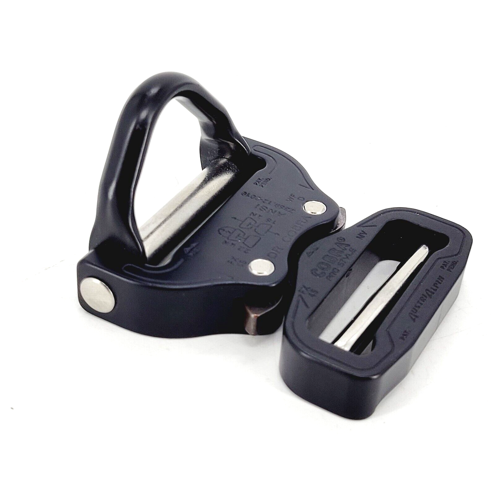 AustriAlpin DR Cobra Pro Style D-Ring Buckle 1.75" 45mm Black | eBay
