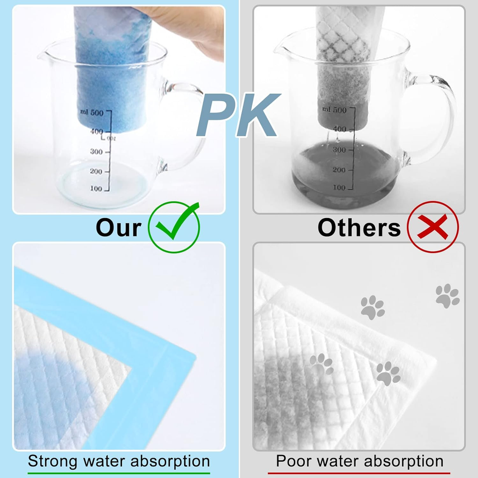 100/200PCS Puppy Training Trainer Train Pads Toilet Pee Wee Poo Dog Pet ...