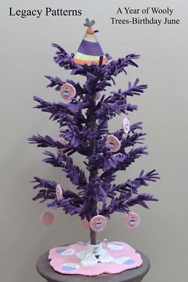 A Year of Wooly Trees Birthday - June Pattern from Legacy Patterns | eBay