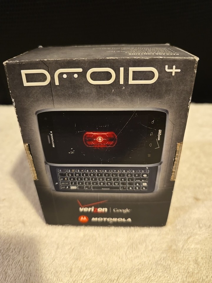 MOTOROLA DROID 4 ( Verizon ) ANDROID SMARTPHONE BOX ONLY | eBay