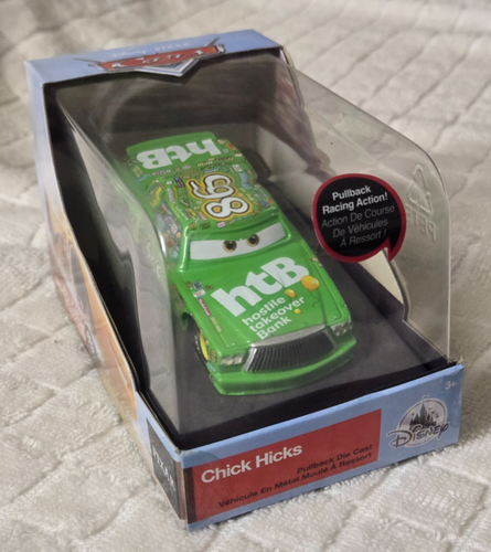 Disney Pixar Cars CHICK HICKS HTB 86 Pull n Race Pullback 1:43 Scale ...