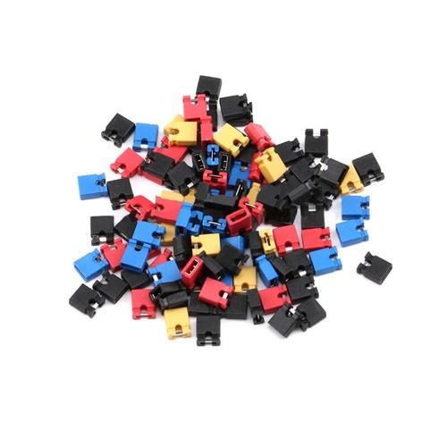 2.54mm PCB Pin Header Short Shunt Links Motherboard Cap Jumper Caps 4 ...