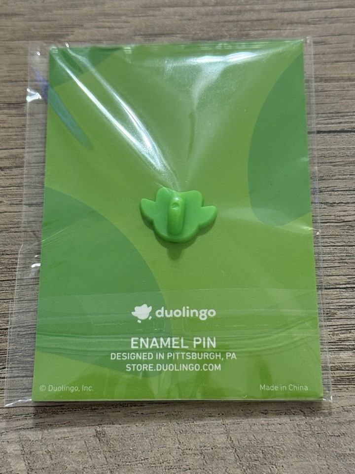 Duolingo World Cruise Captain Duo Owl Enamel Pin With Thank You Card | eBay