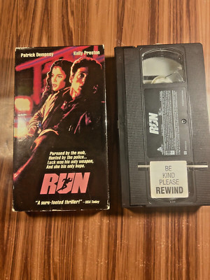 Run VHS 1991 Movie Patrick Dempsey Kelly Preston Action Thriller 90's ...