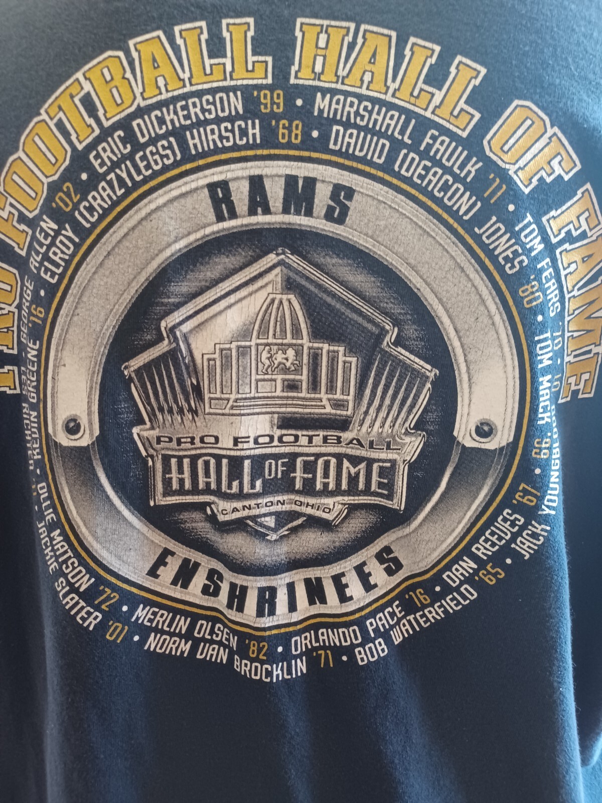 RAMS PRO FOOTBALL HALL OF FAME LEGENDS T-SHIRT 2X - Gem