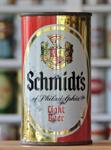 SCHMIDT'S BEER, C. SCHMIDT & SONS PHILADELPHIA, PA., FLAT TOP CAN USBC ...