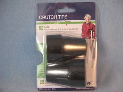 NIOP Crutch Tips-fit 7/8inch/2.2cm Leg Diameter -Drive Medical | eBay