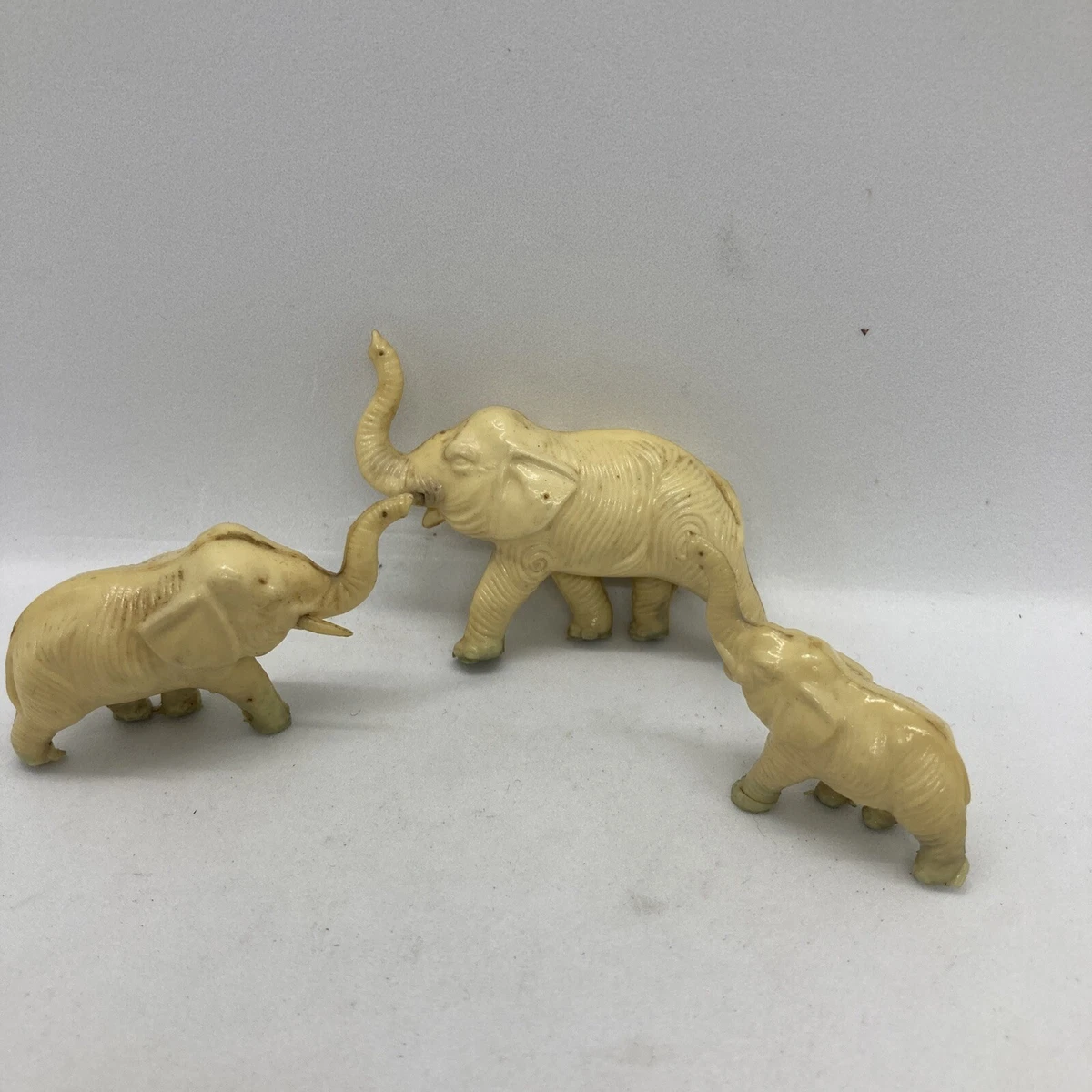 Plastic Elephant Figurines