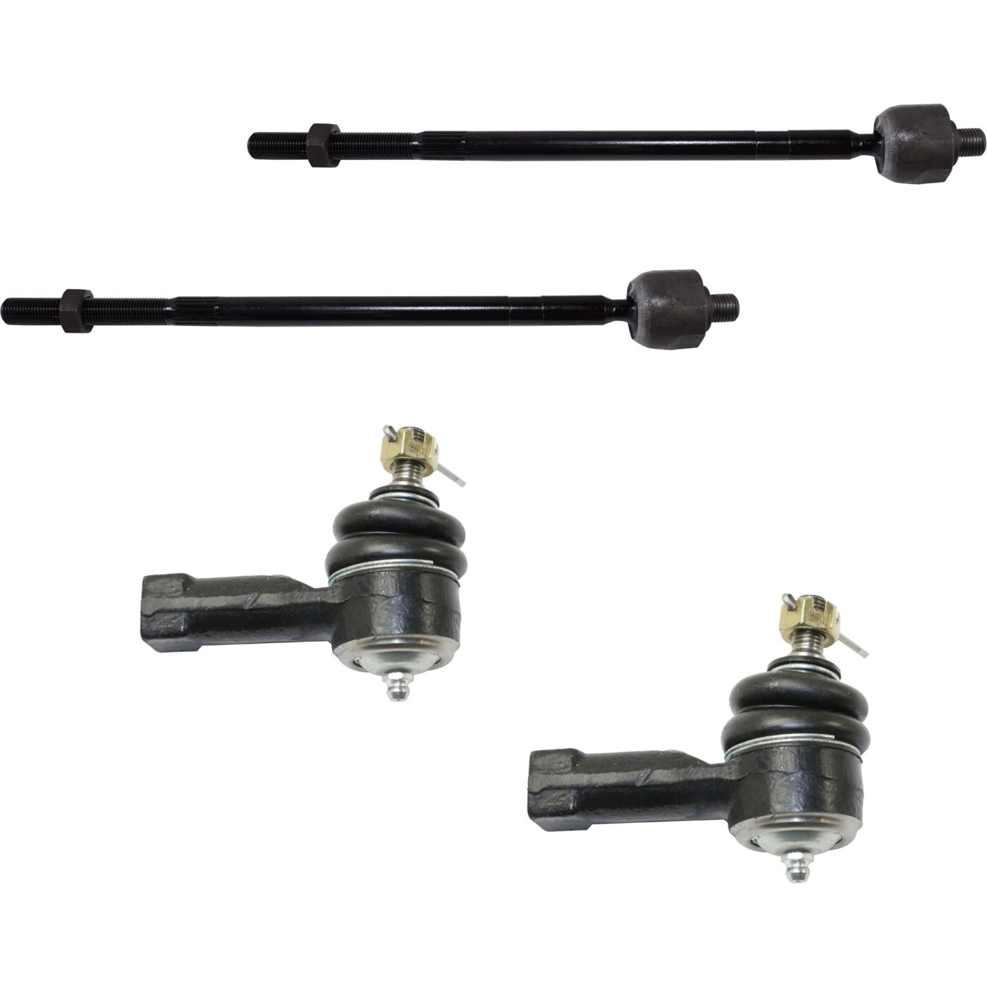 Tie Rod End Set For 2006-2007 Ford Focus Front Left and Right Inner And ...