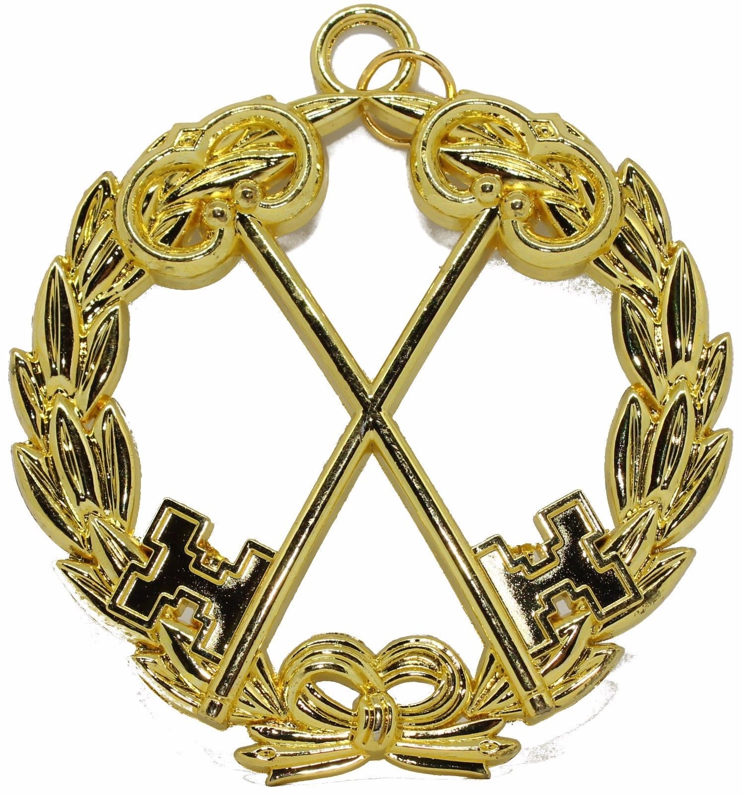 GRAND Treasurer Masonic Collar Jewel GOLD PLATED FREEMASON | eBay