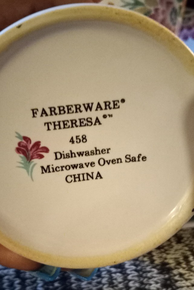 Farberware Theresa #458 Plate Set | eBay
