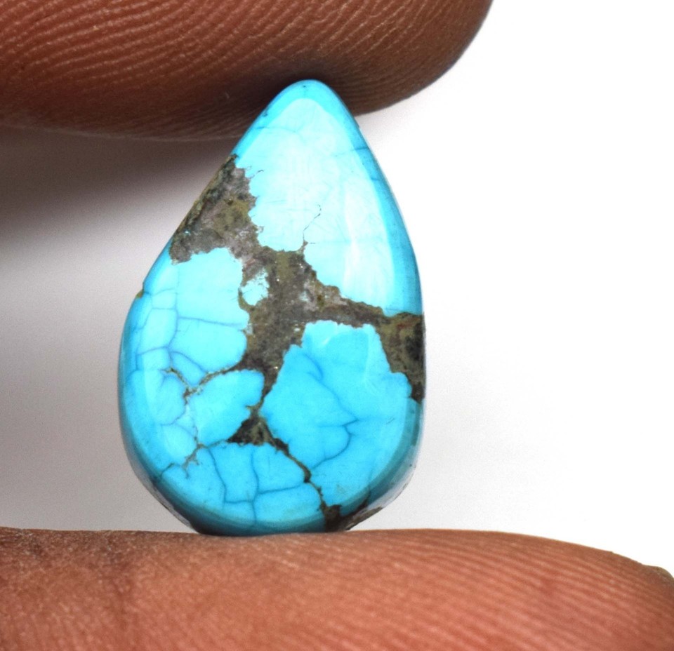Natural Certified Blue Bisbee Turquoise Cabochon 10.85 Ct Loose ...