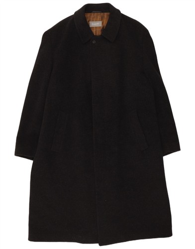 Bugatti Mens Overcoat IT 56 3XL Black Virgin Wool CT01 | eBay
