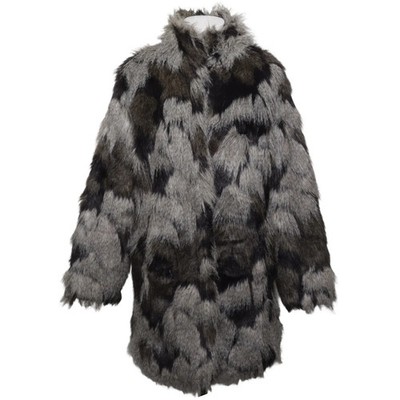 E-Woman, Jacke, Damen, Größe: S/M, Grau/Schwarz/Grün, Acryl/Polyester # ...