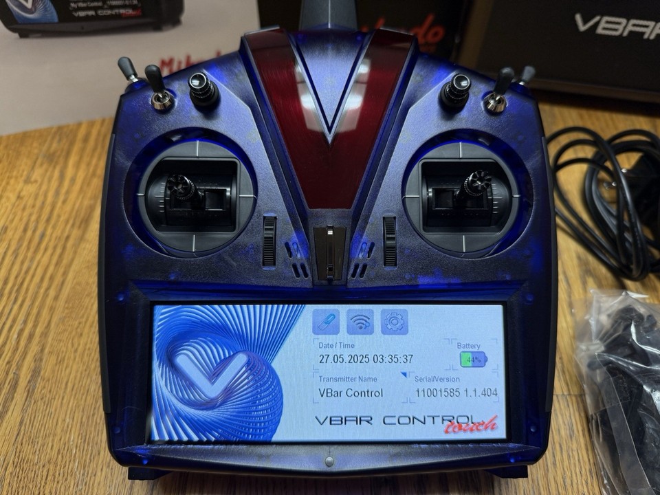 Mikado Vbar Control Touch Radio Flybarless system Mint condition ...