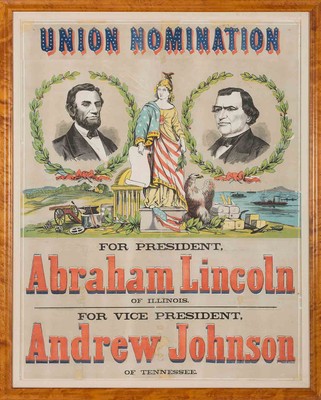 Vintage Style Metal Sign 1864 LINCOLN 24x30 | eBay