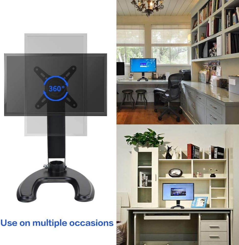 Computer Monitor Mount Stand, Universal Small TV Stand,14-27In Table ...